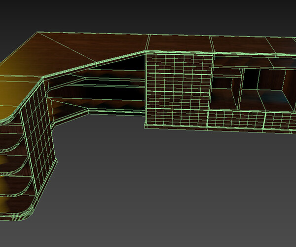 ArtStation - Computer Desk Pórtico Moveis M01 | Resources