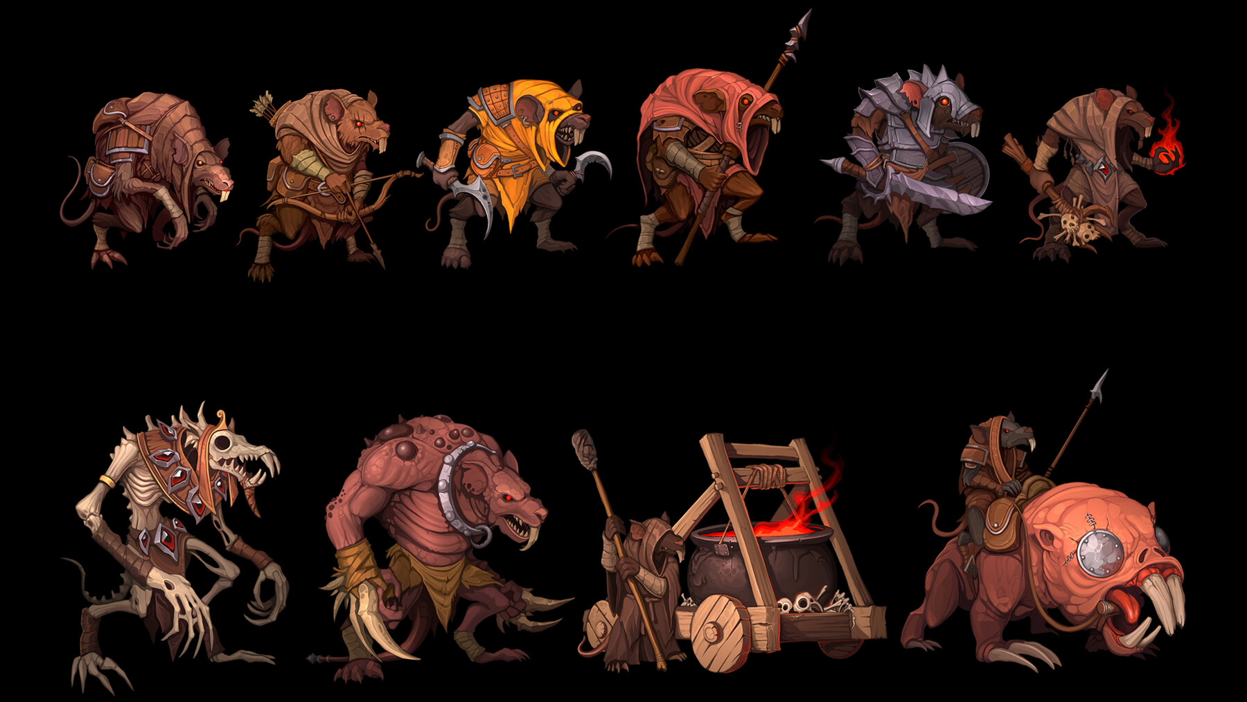 ArtStation - Ratman Army | Game Assets