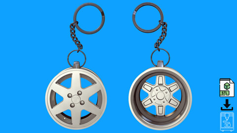 ArtStation - TOFAS JANT - WHEEL - RİM - 5 Spoke, Mascot, Keychain ...