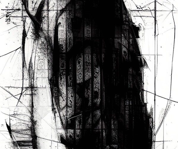 ArtStation - faceless android 4050 jpg wombo art pack | Artworks