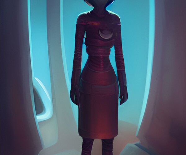 ArtStation - faceless android 4050 jpg wombo art pack | Artworks