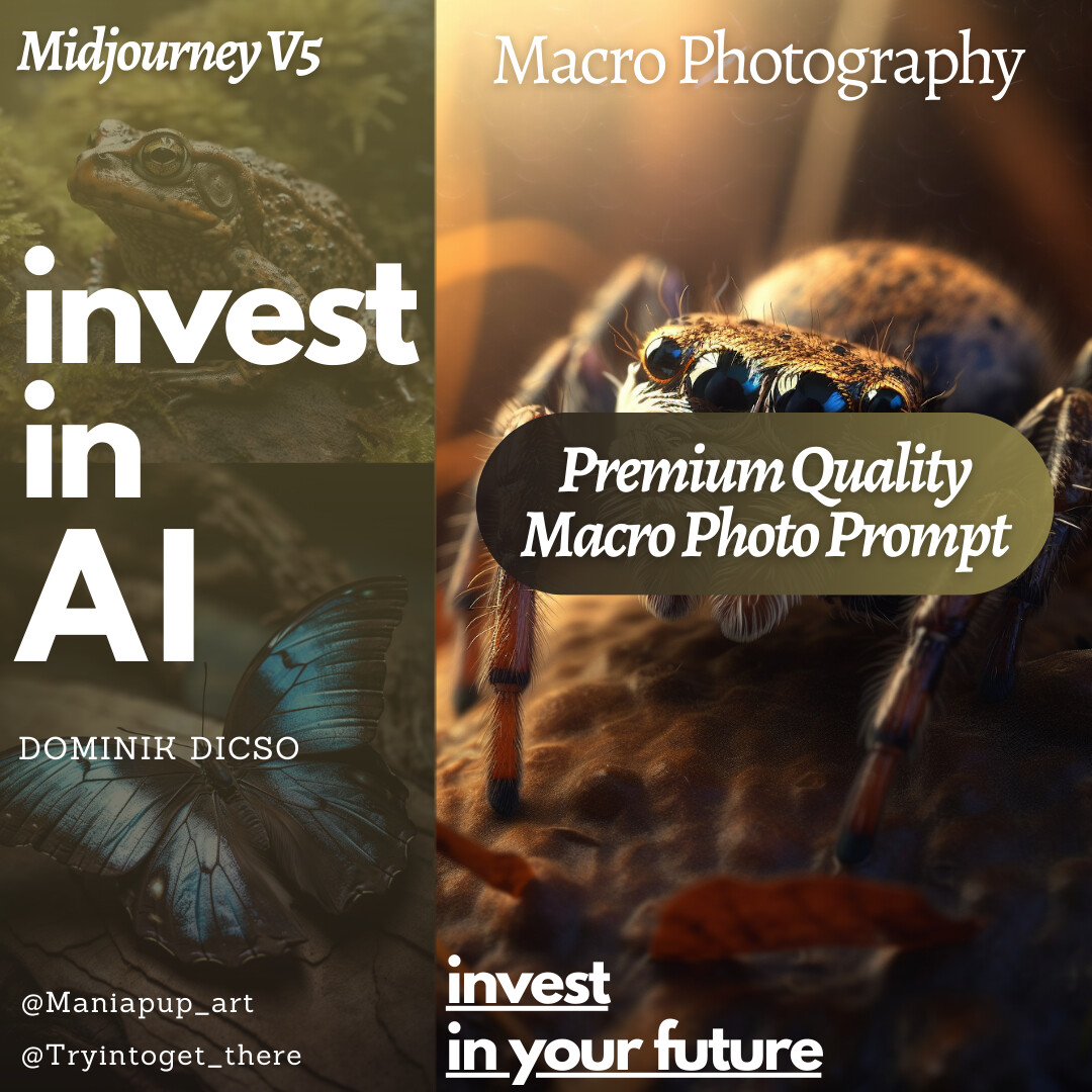 ArtStation - 4K Award Winning Macro Photography Prompt - Midjourney | Artworks