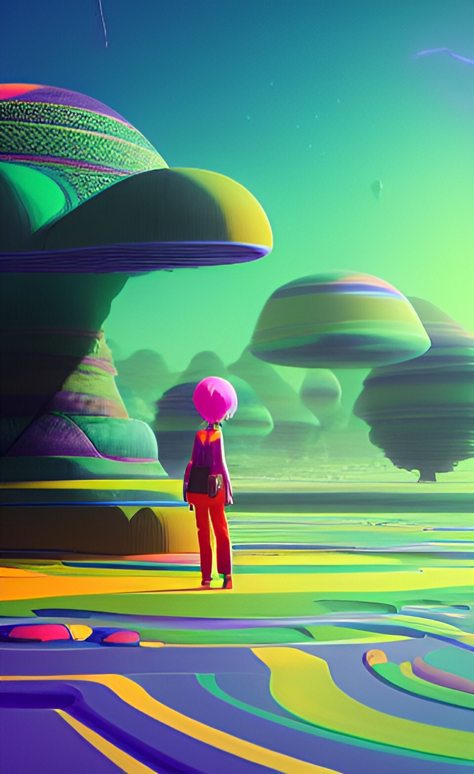 ArtStation - psychedelic anime alien 4590 jpg wombo art pack | Artworks