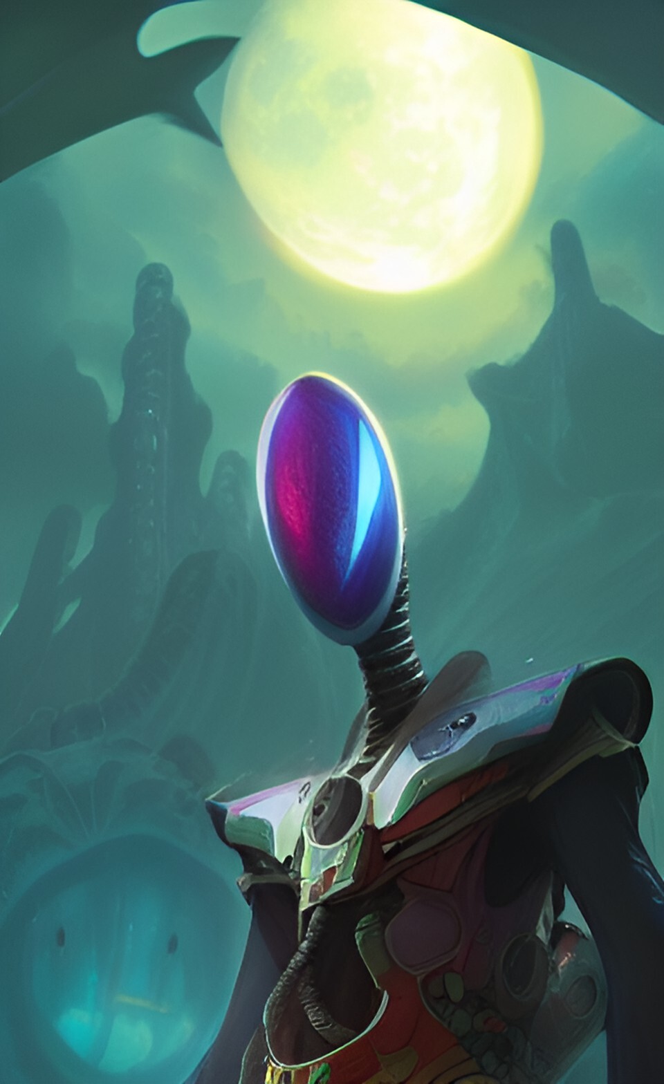 ArtStation - psychedelic anime alien 4590 jpg wombo art pack | Artworks