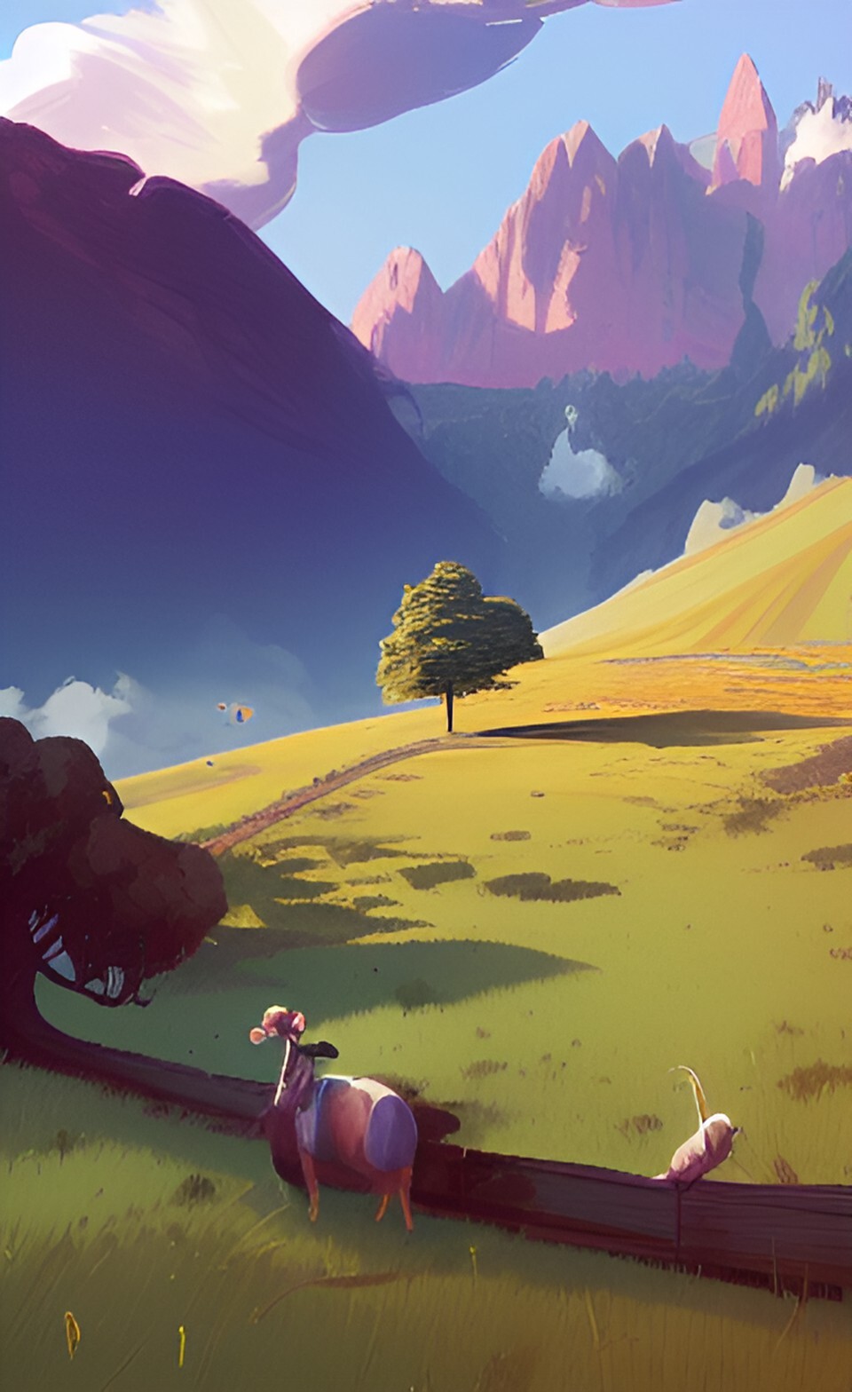 ArtStation - grassland illustration 20450 jpg wombo art pack | Artworks