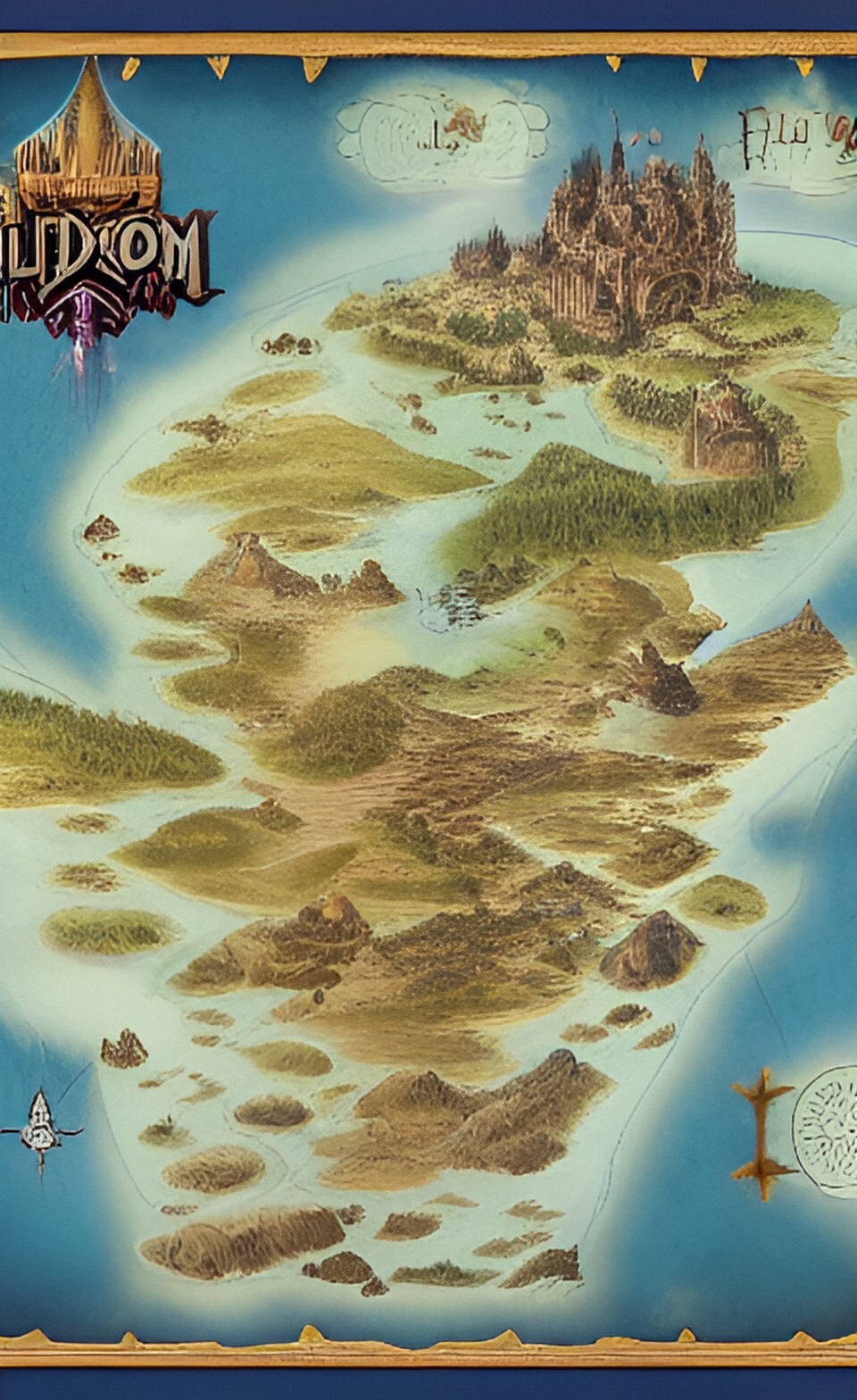 ArtStation - kingdom map 22150 jpg wombo art pack | Artworks