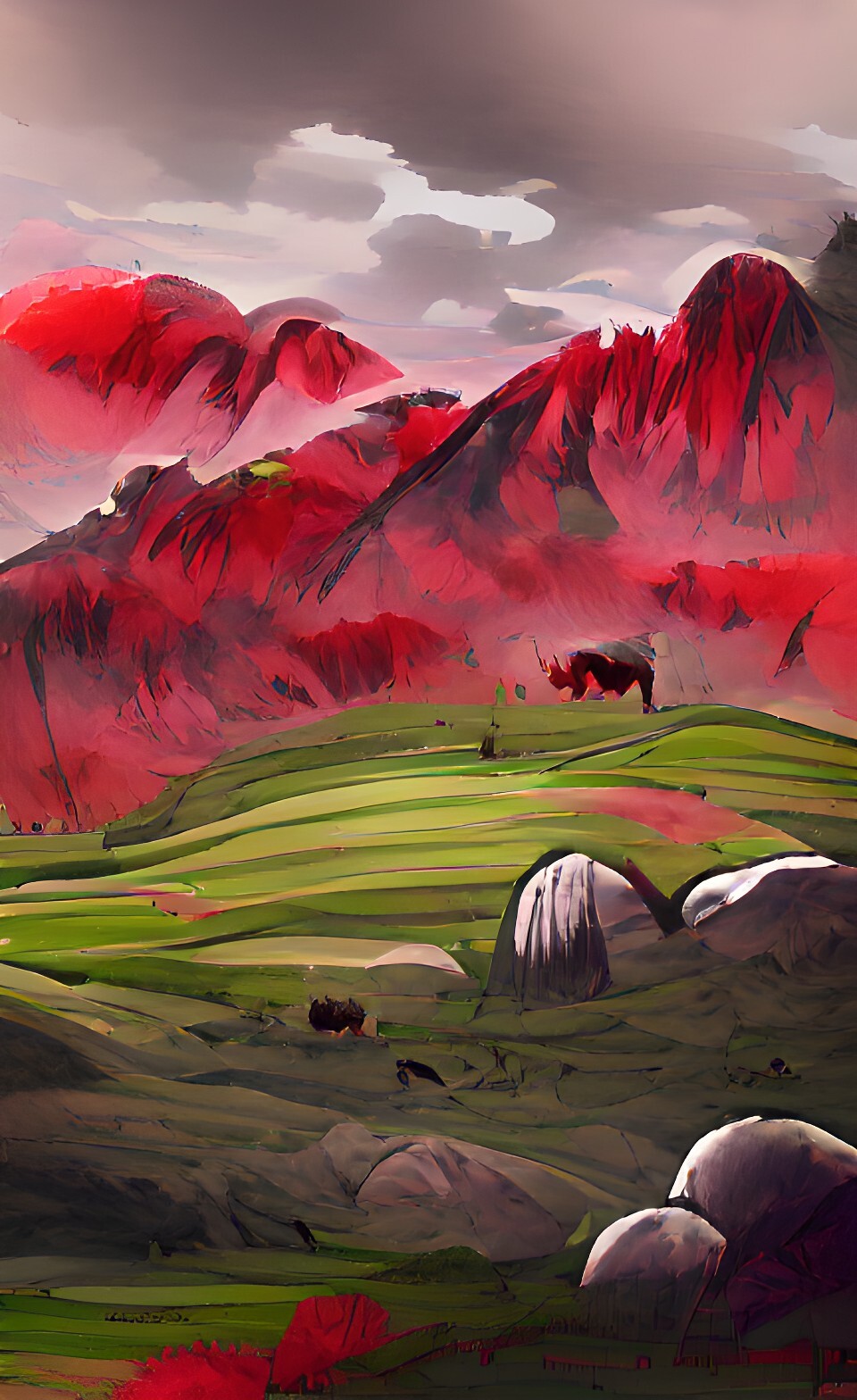 ArtStation - grassland illustration 20450 jpg wombo art pack | Artworks