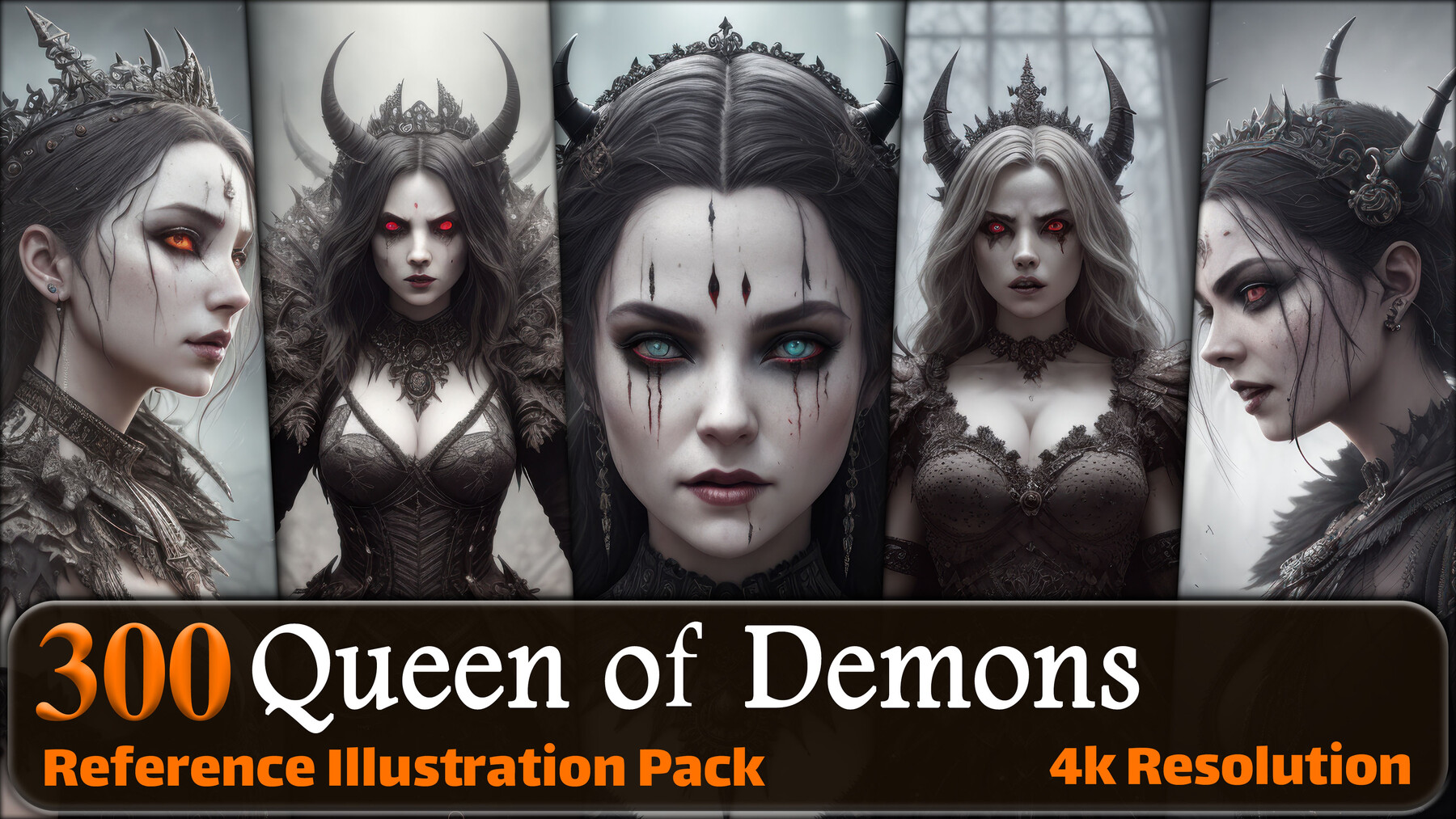 ArtStation - 300 Queen of Demons Reference Pack | 4K | v.7 | Artworks