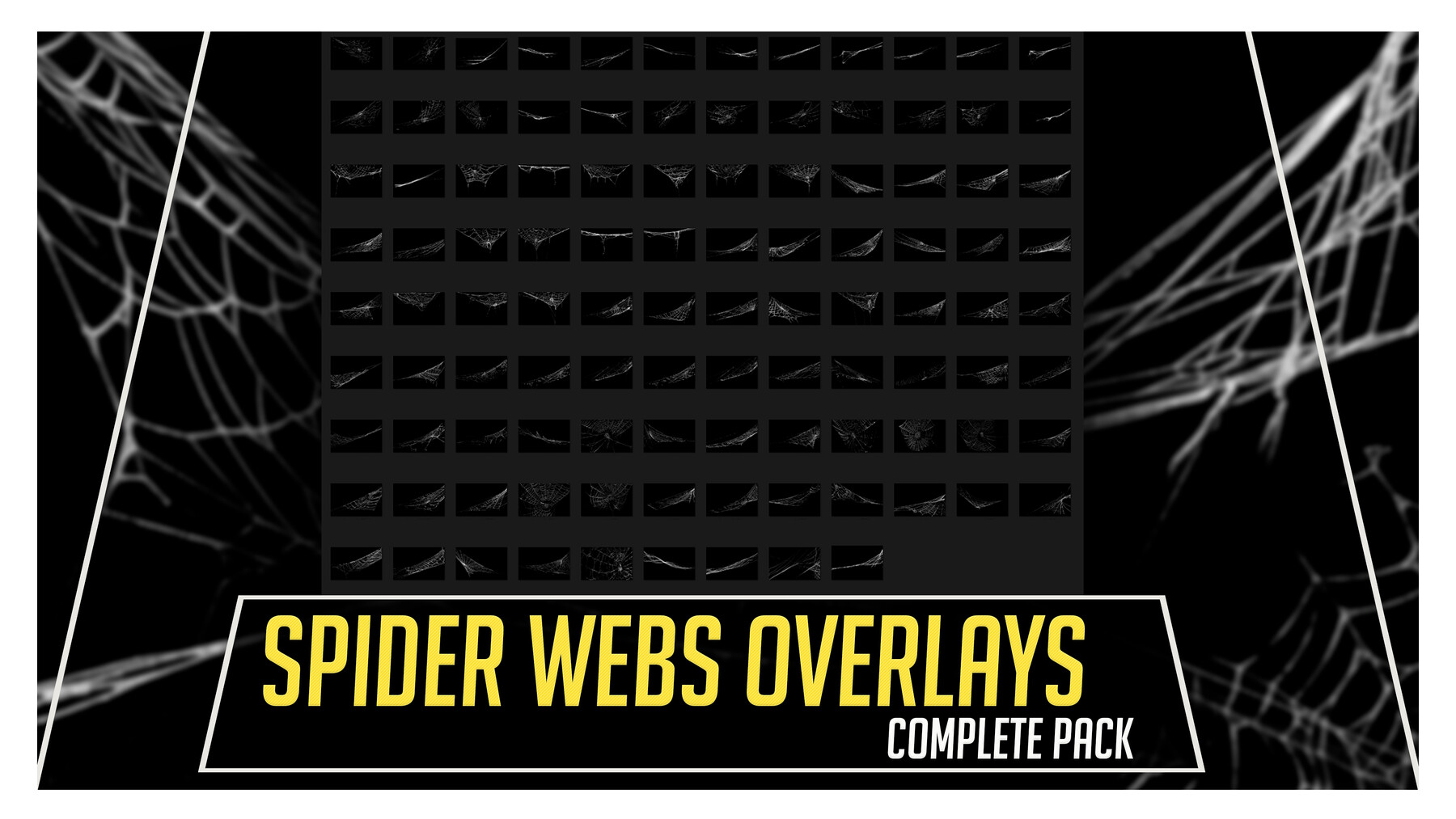 ArtStation - PHOTOBASH 100+ Spider Web Overlays Resource Pack Photos ...
