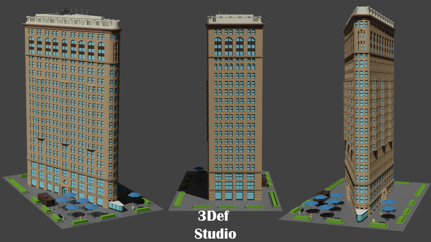 ArtStation - NewYork SkyScrapers | Game Assets