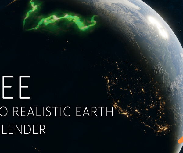 ArtStation - FREE realistic Planet Earth for Blender | Resources