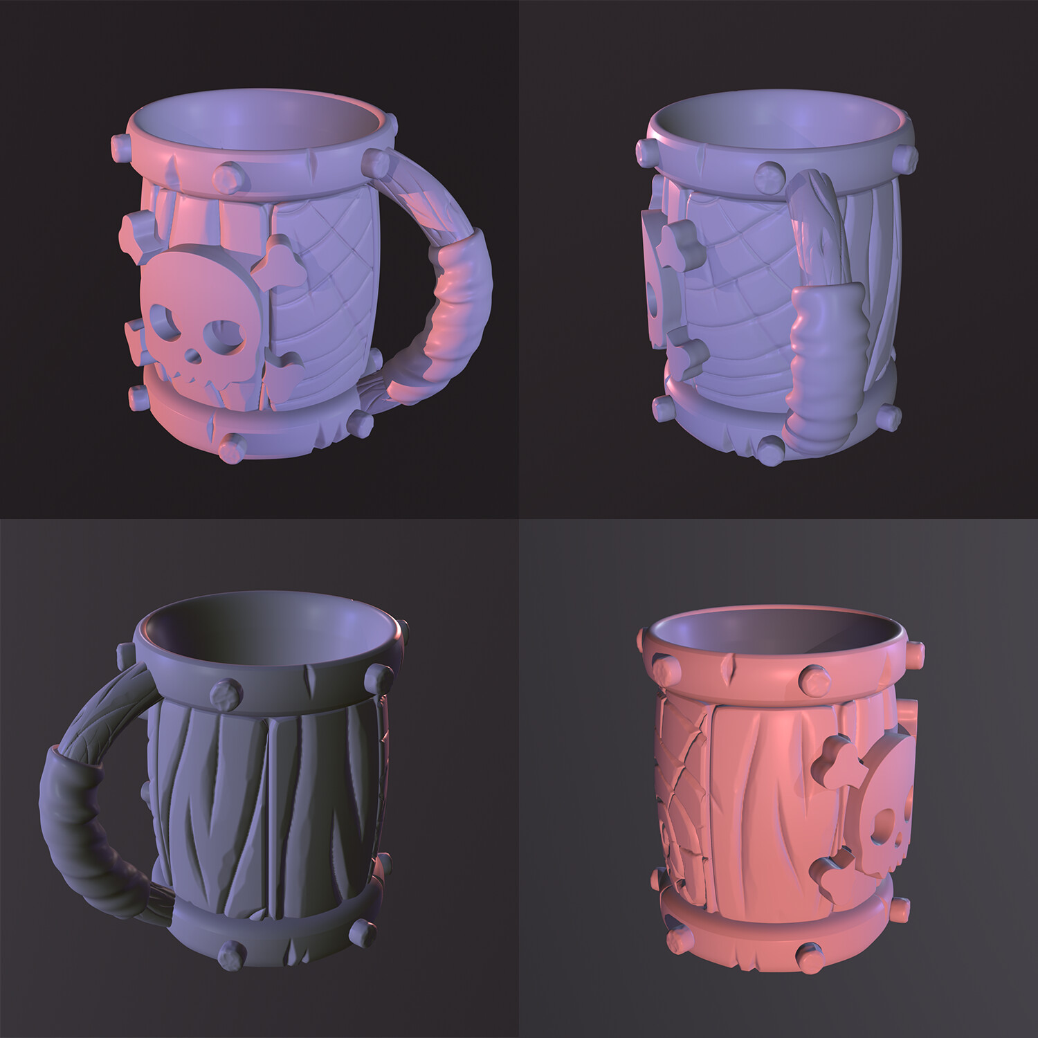 ArtStation - Stylised Game Item _ Beer mug | Game Assets