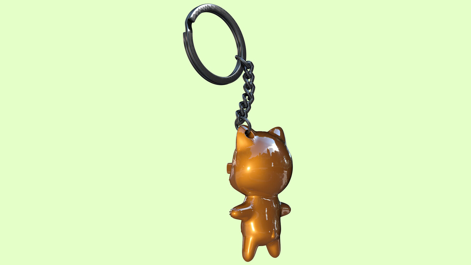 ArtStation - Cat Mascot, Keychain, Keyring STL file for 3D print. | Resources