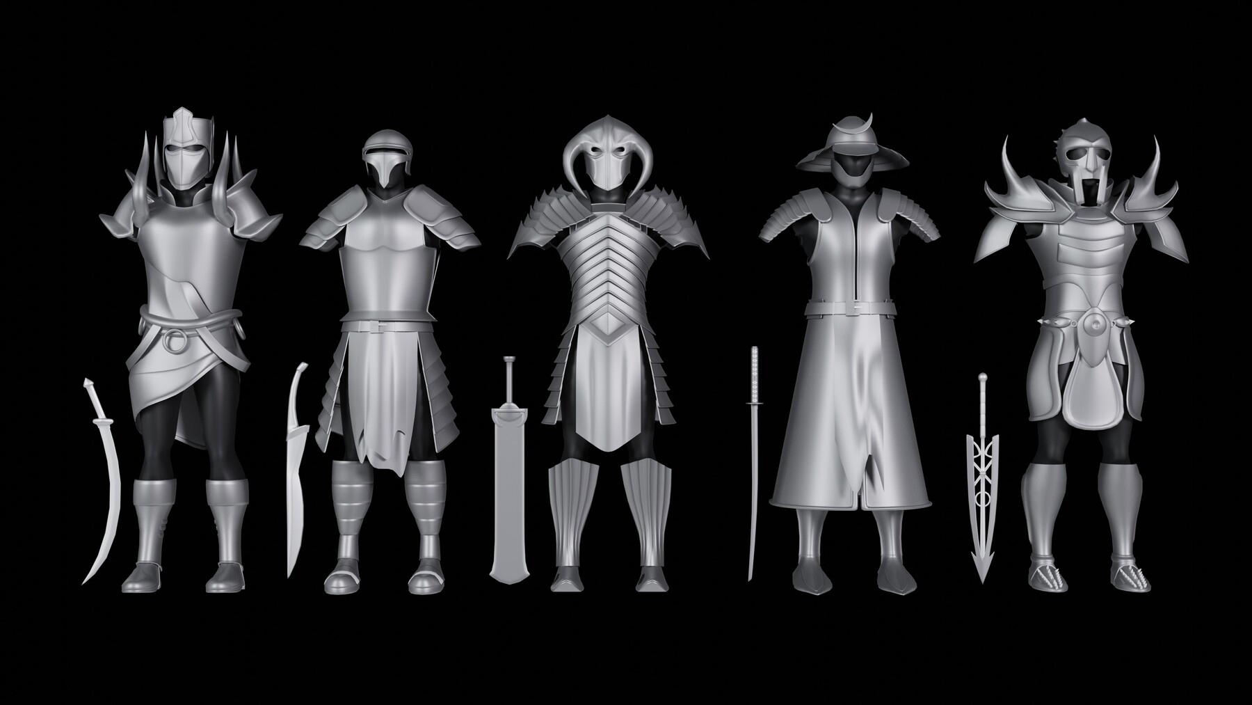 ArtStation - 25 BODY ARMOR Basemesh-vol1 | Game Assets