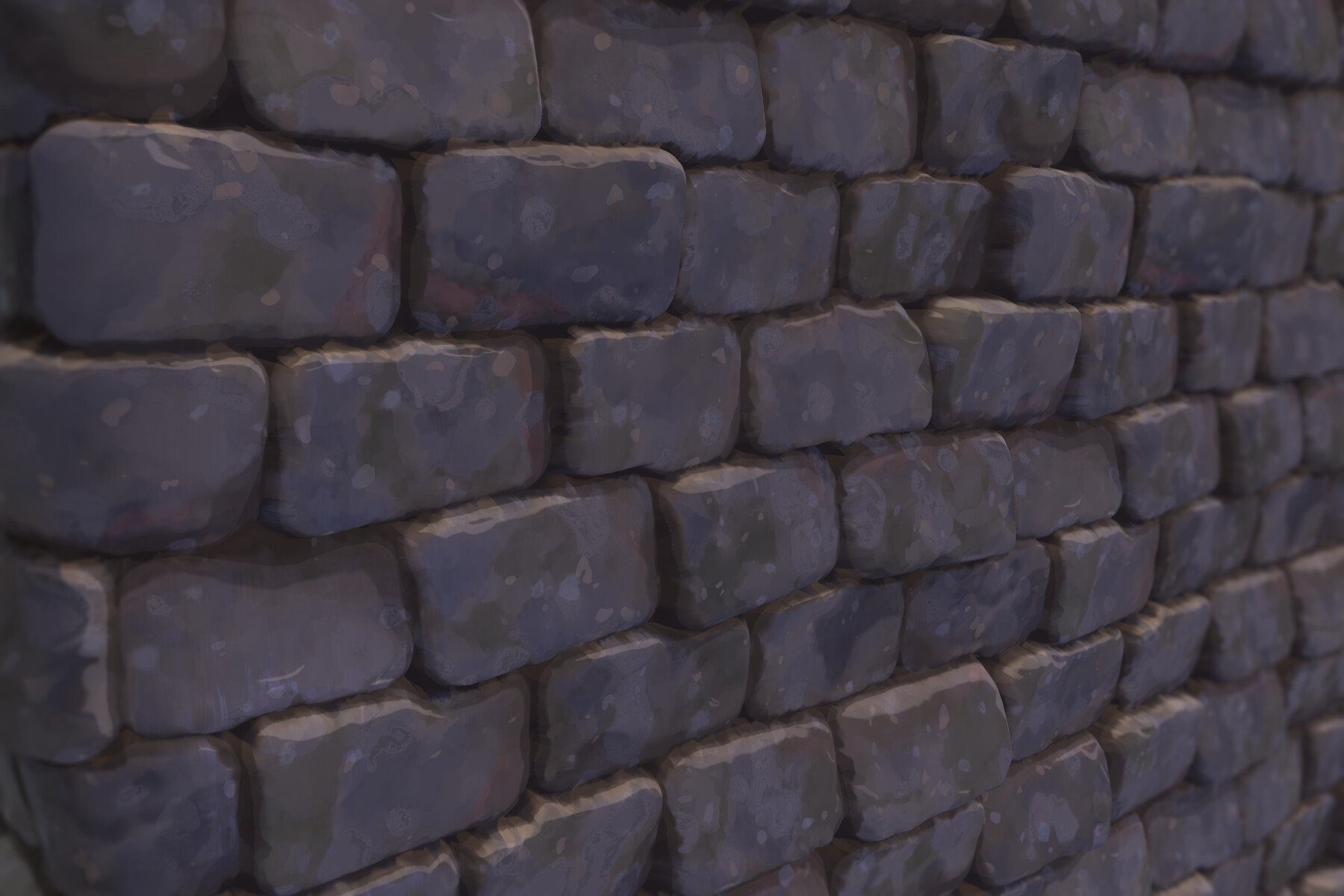 ArtStation - Ghibli Stylized Bricks sbs&sbsar file | Game Assets