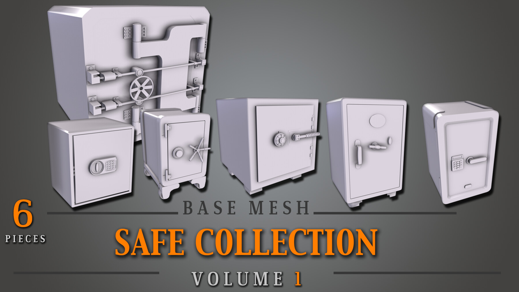 ArtStation - Safe Collection VOL.1 - Base Mesh | Resources