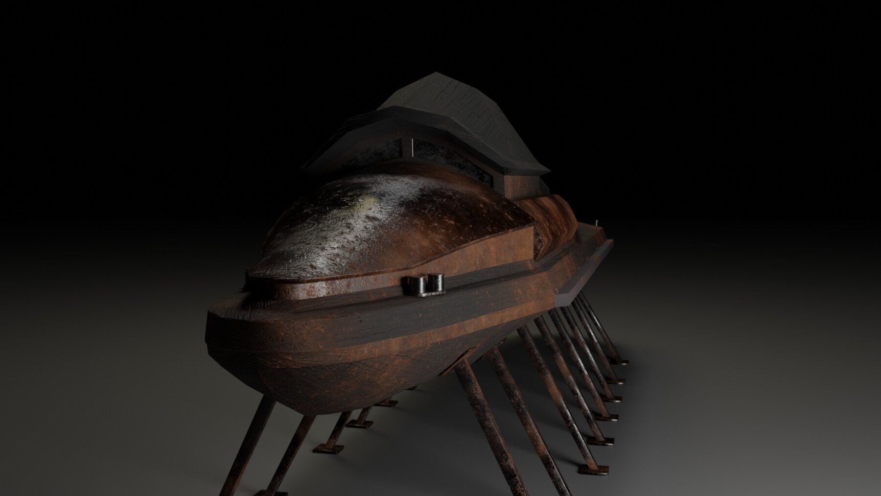 ArtStation - Post Apocalyptic Speed Boat 02 | Game Assets