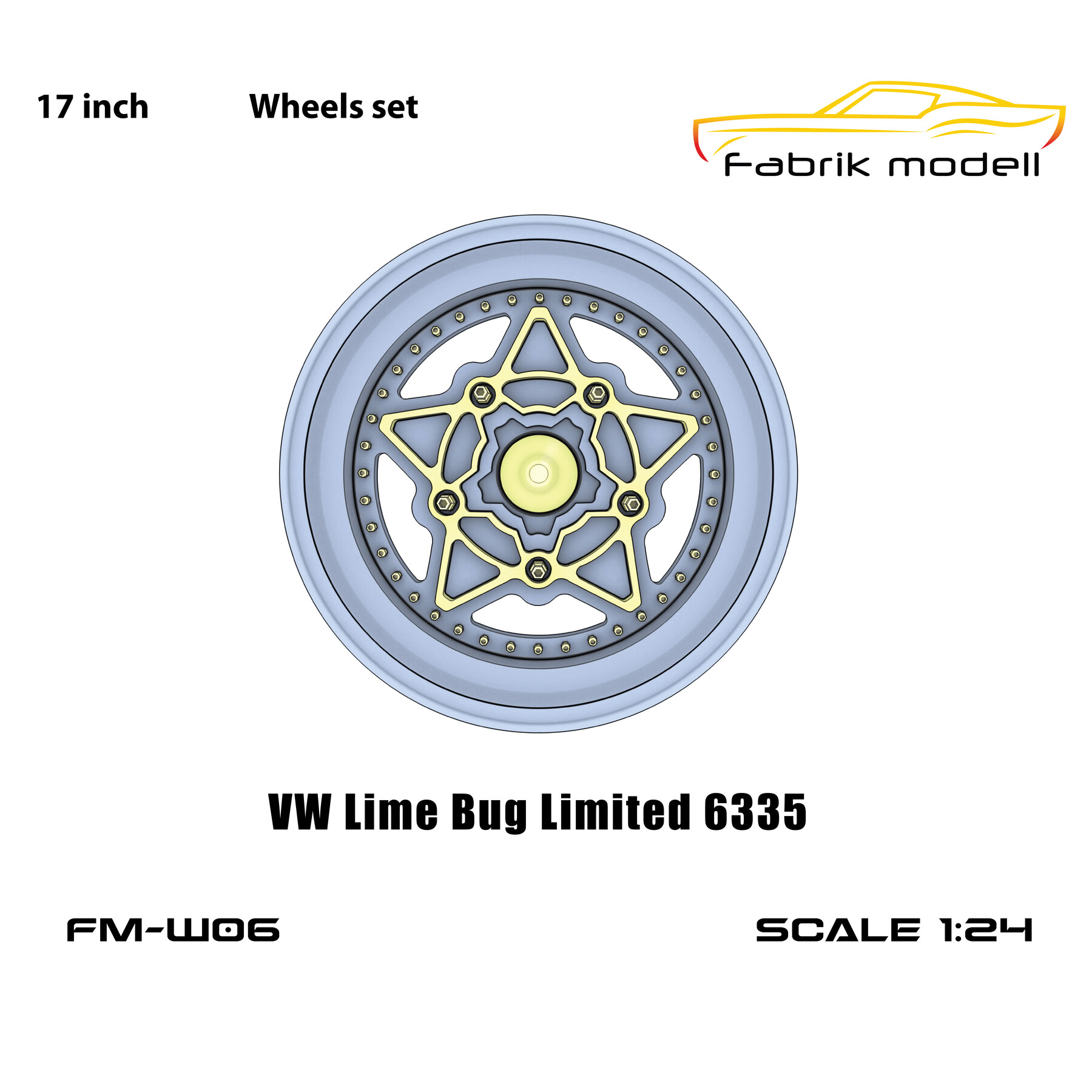 ArtStation - WHEELS LIME BUG 6335 17" | Resources