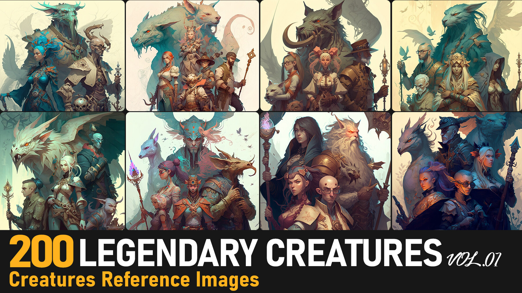 ArtStation - Legendary Creature VOL.01|4K Reference Images | Artworks
