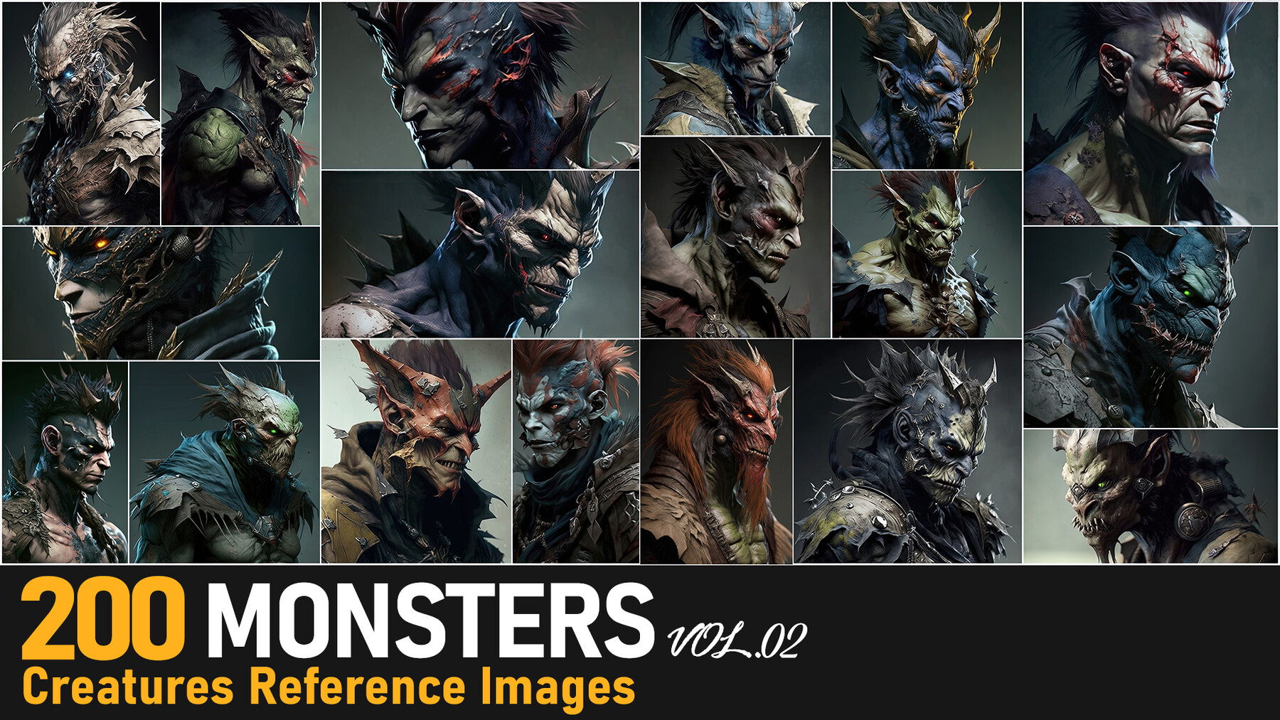 ArtStation - Monsters VOL.02|4K Reference Images | Artworks