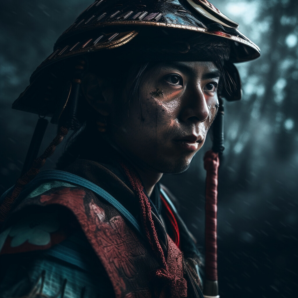 ArtStation - Detailed cinematic samurai illustration VFX 16:9 | Artworks