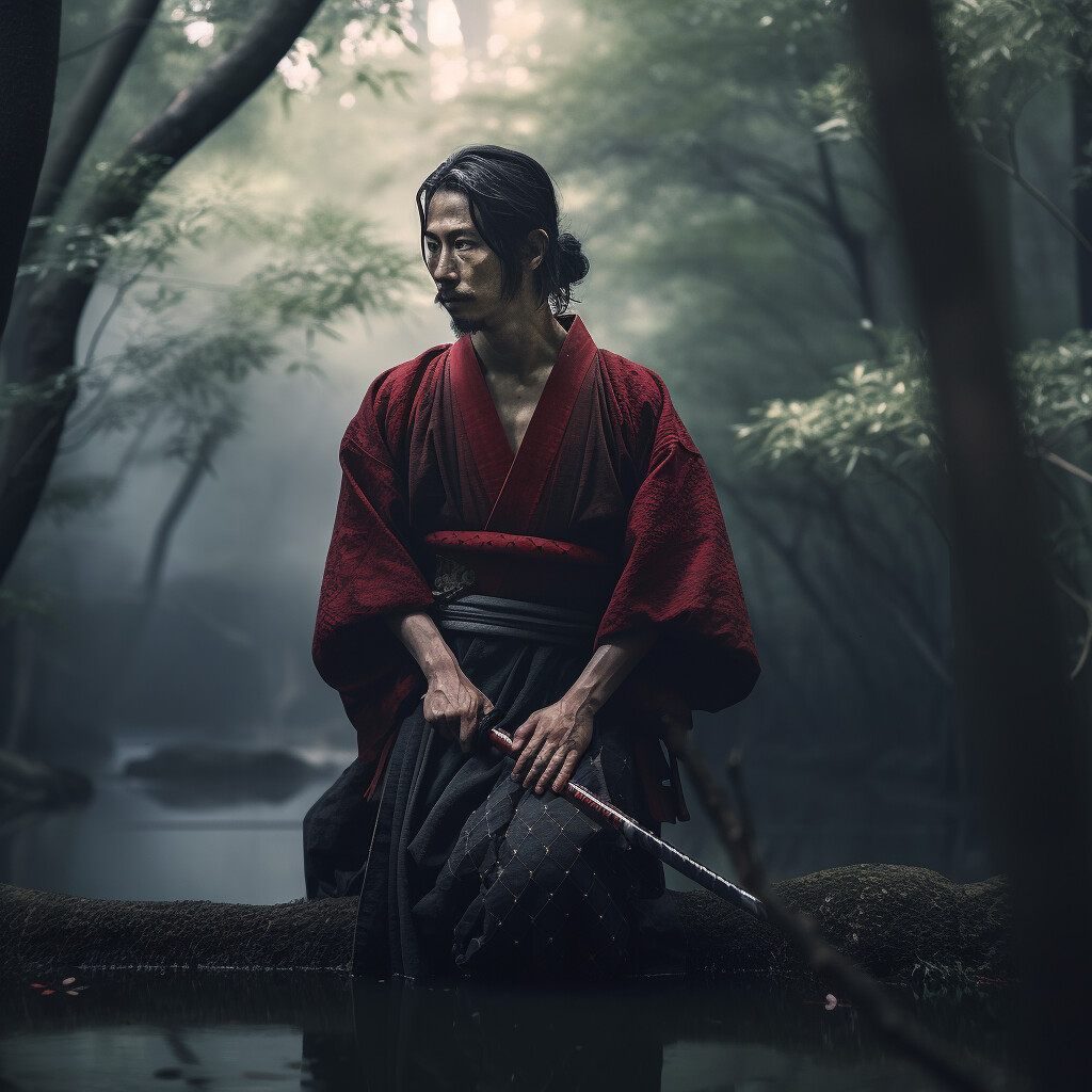 ArtStation - Detailed cinematic samurai illustration VFX 16:9 | Artworks