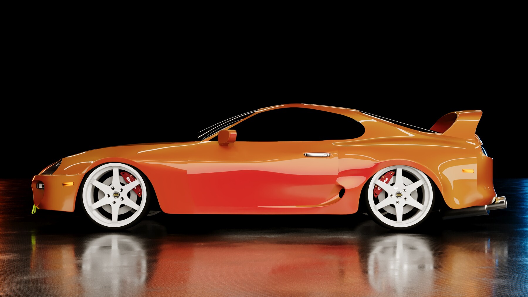 ArtStation - Toyota Supra MK IV 1993 | Game Assets