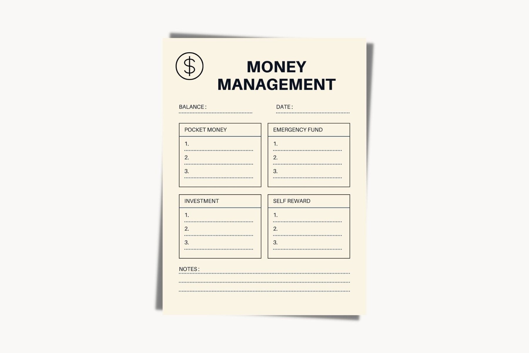 ArtStation - Home Money Management Planner | Artworks