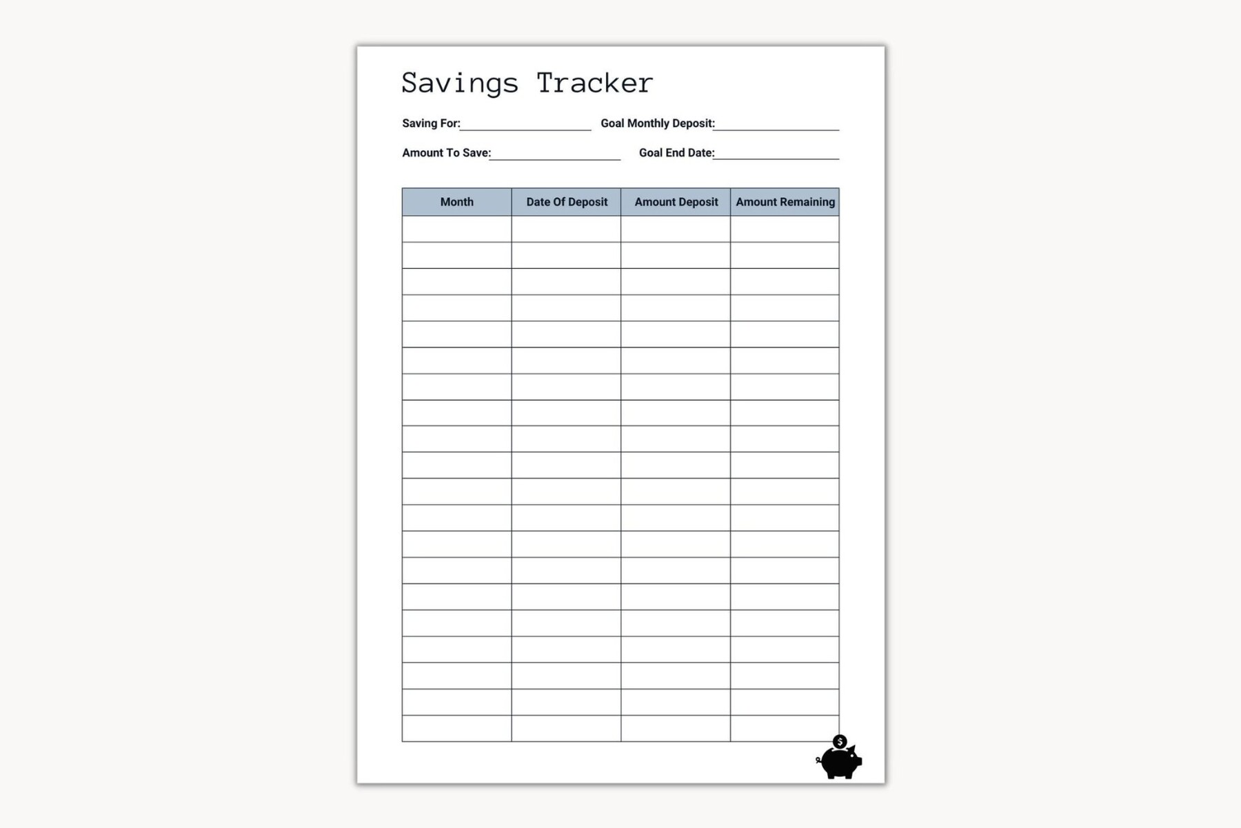 ArtStation - Savings Tracker Sheet Planner | Tutorials