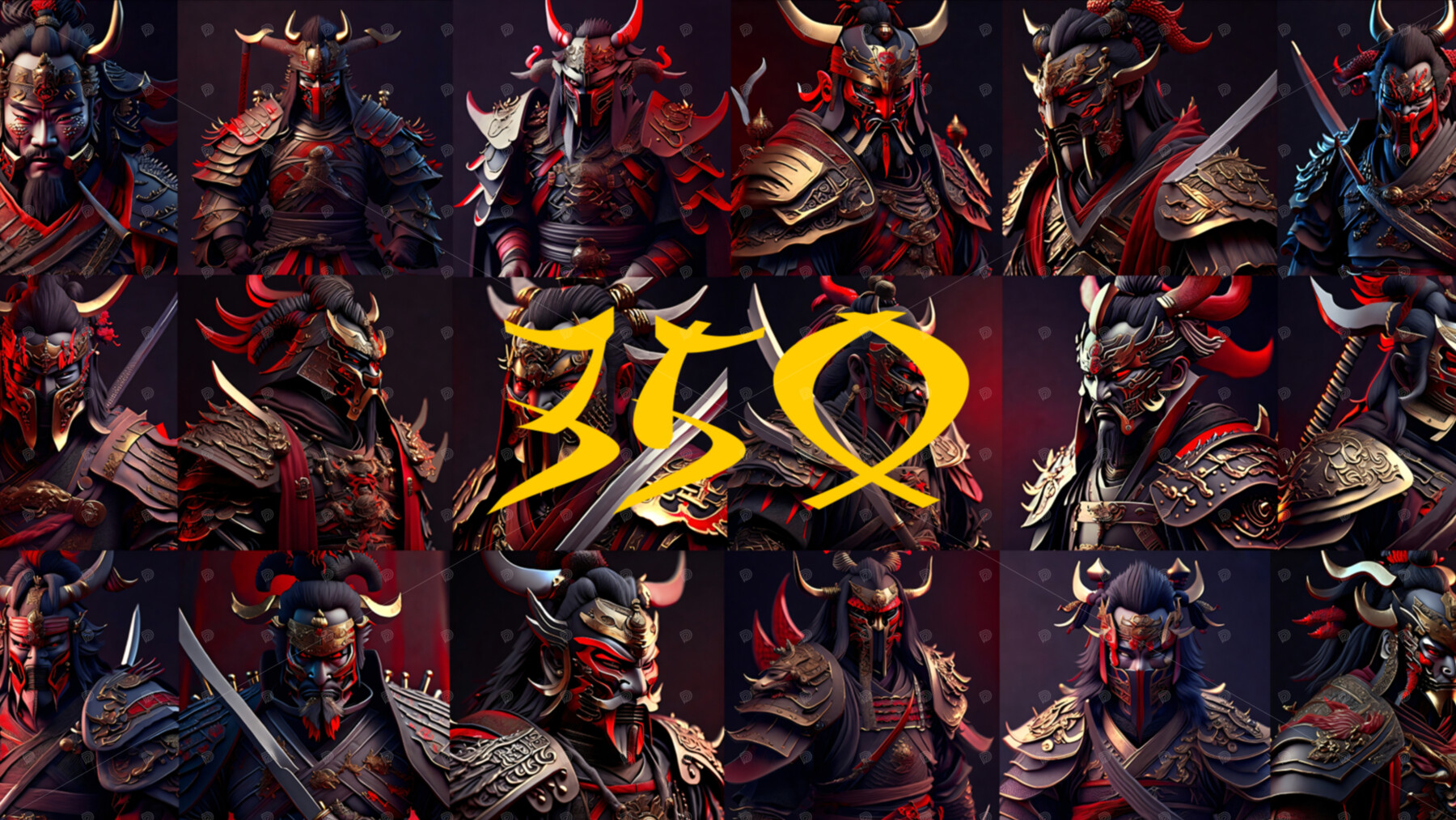 ArtStation - 350 Realistic Samurai Warior Reference Pack | 2K | v.1 ...