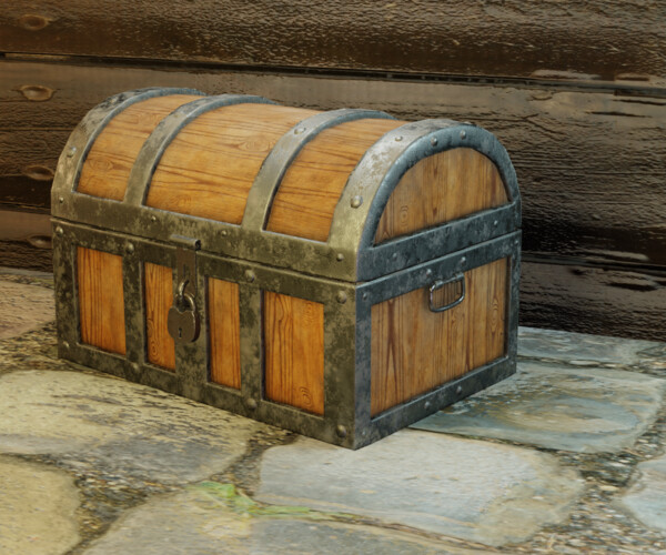 ArtStation - Game Ready Wood Chest | Game Assets