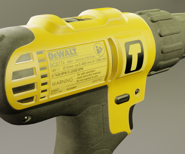 ArtStation - Drill Model 3D model | Game Assets