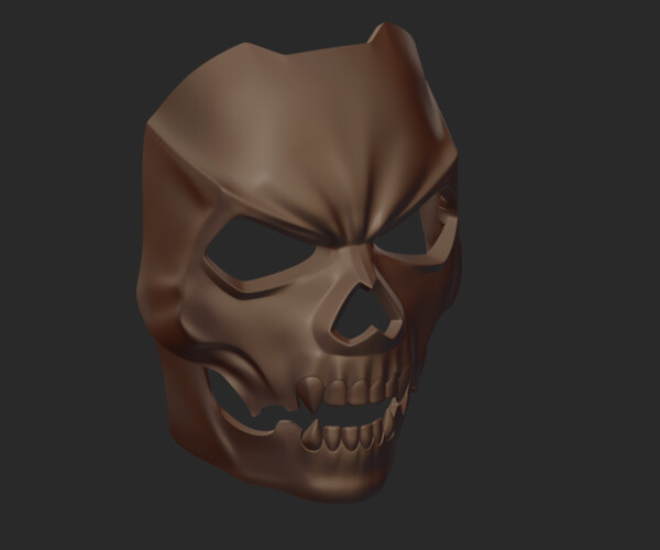 ArtStation - New Call Of Duty Ghost Mask Printable Version STL High ...