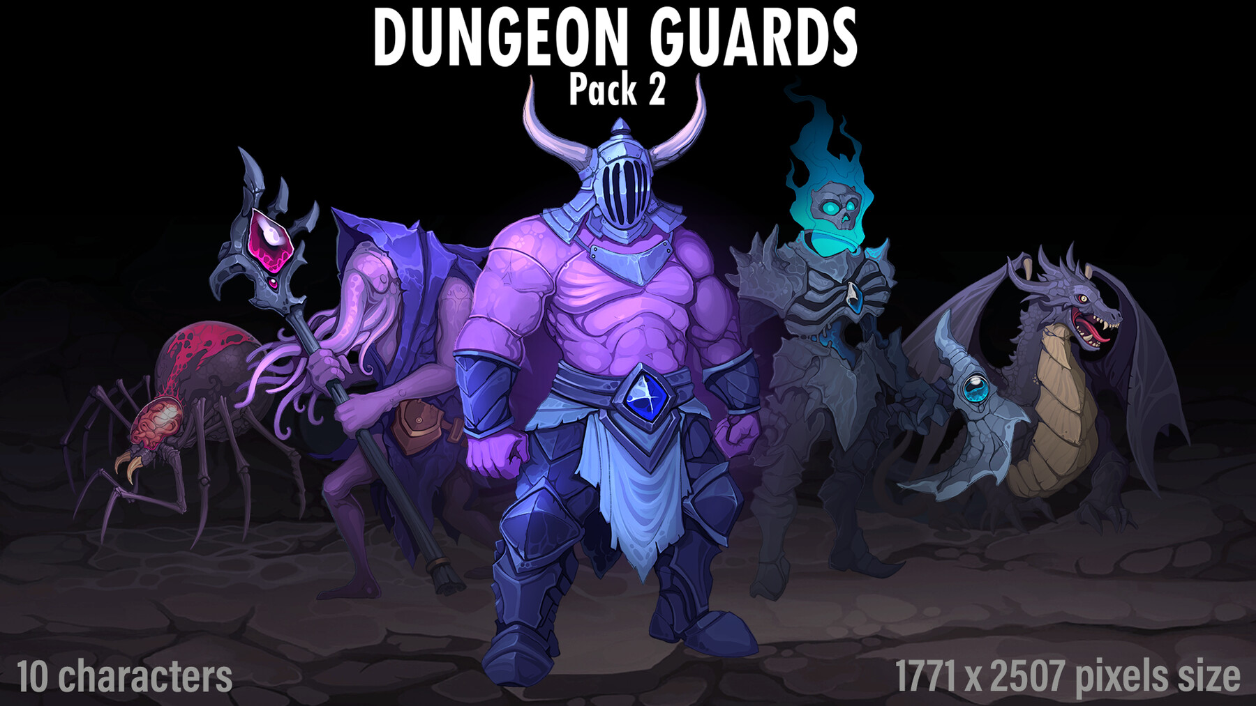 ArtStation - Dungeon Guards 02 | Game Assets