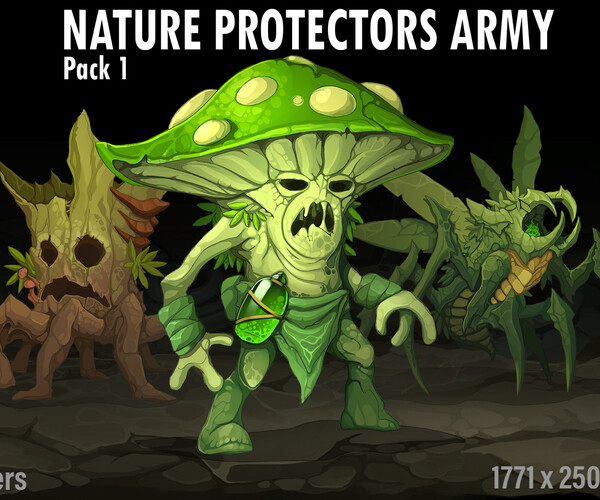 ArtStation - Nature Protectors Army | Game Assets