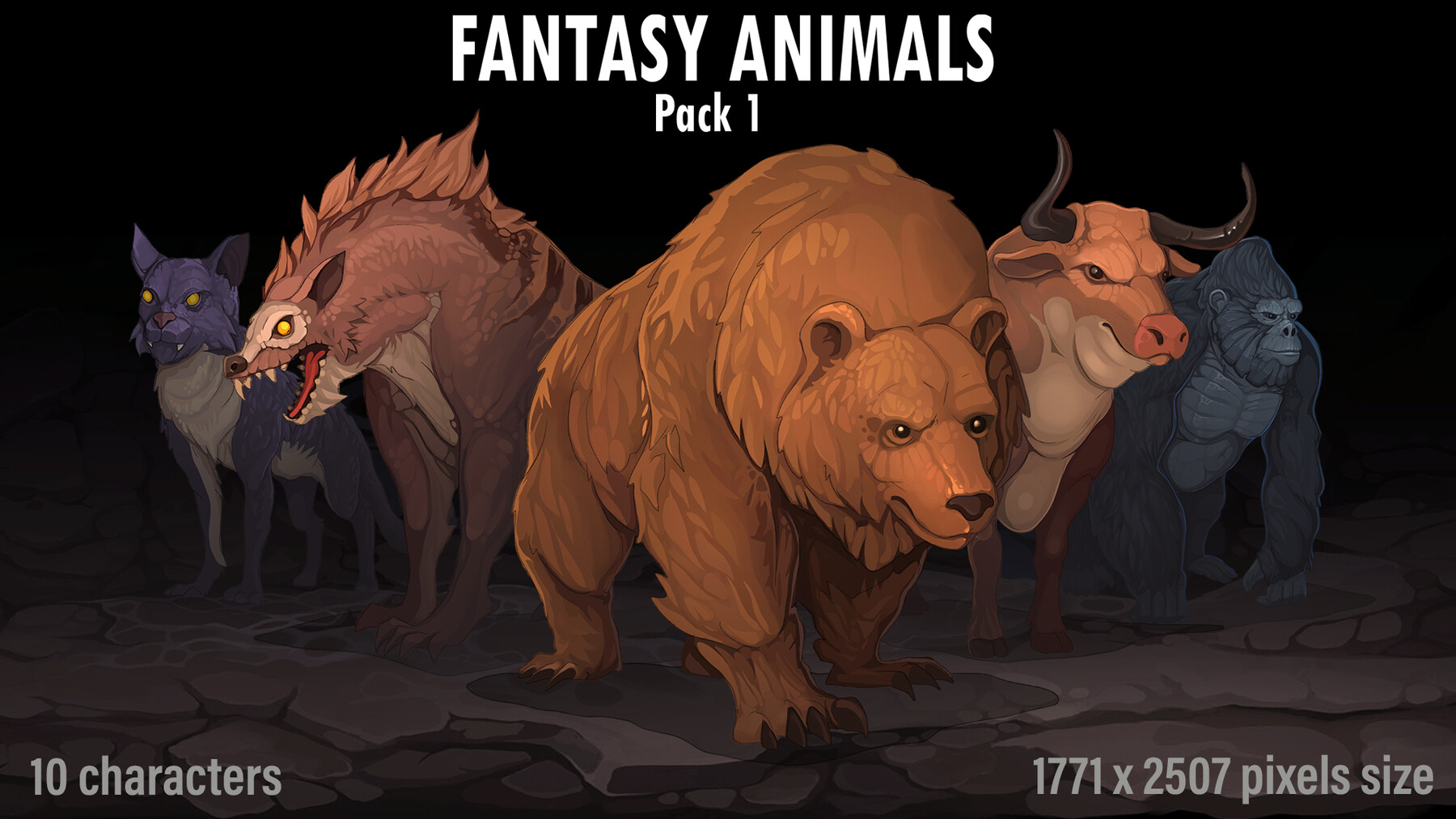 ArtStation - Fantasy Animals | Game Assets