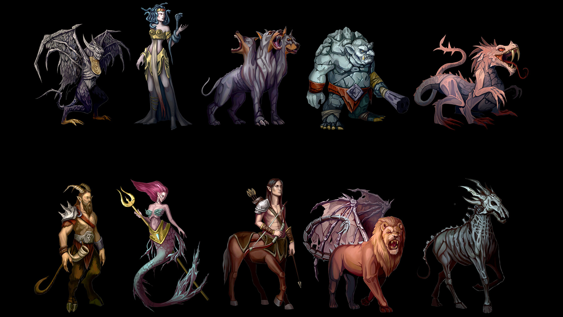 ArtStation - Mythical Creatures | Game Assets