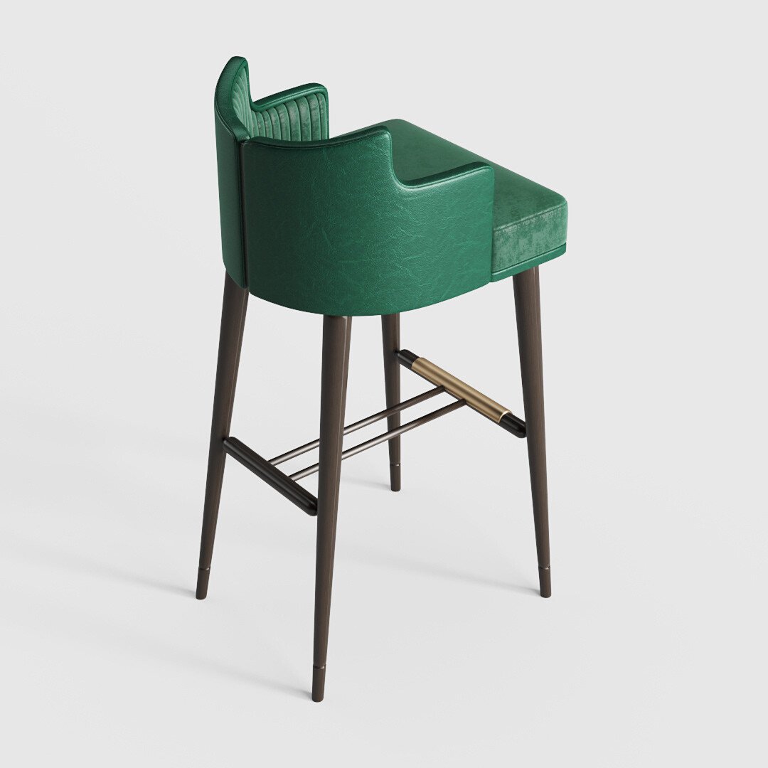 ArtStation - FREE 3D MODEL : ERVIN BAR CHAIR | Game Assets