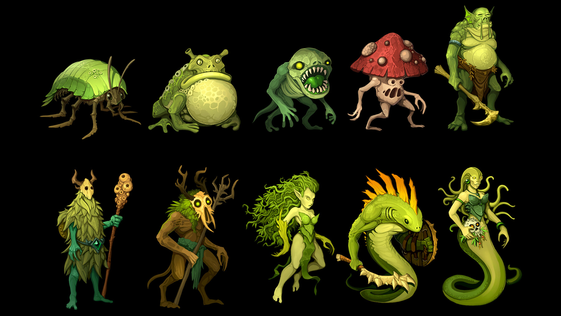 ArtStation - Swamp Creatures | Game Assets