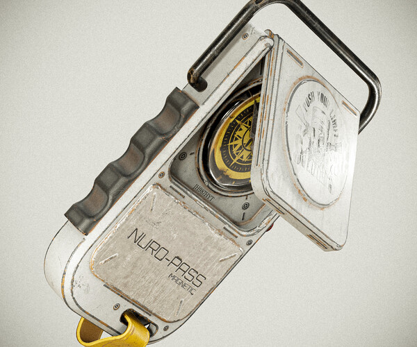 ArtStation - Sci-fi Compass V1 PBR | Game Assets