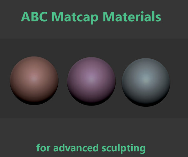 ArtStation - Abc Matcap Material | Resources
