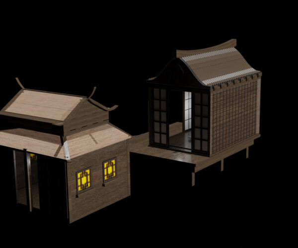 ArtStation - Chinese House 4 | Resources