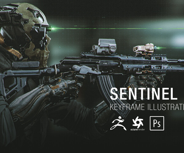 ArtStation - Sentinel - Keyframe Illustration | Tutorials