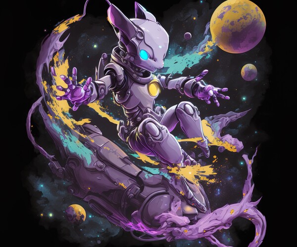 ArtStation - "CyberMewtwo" | Artworks
