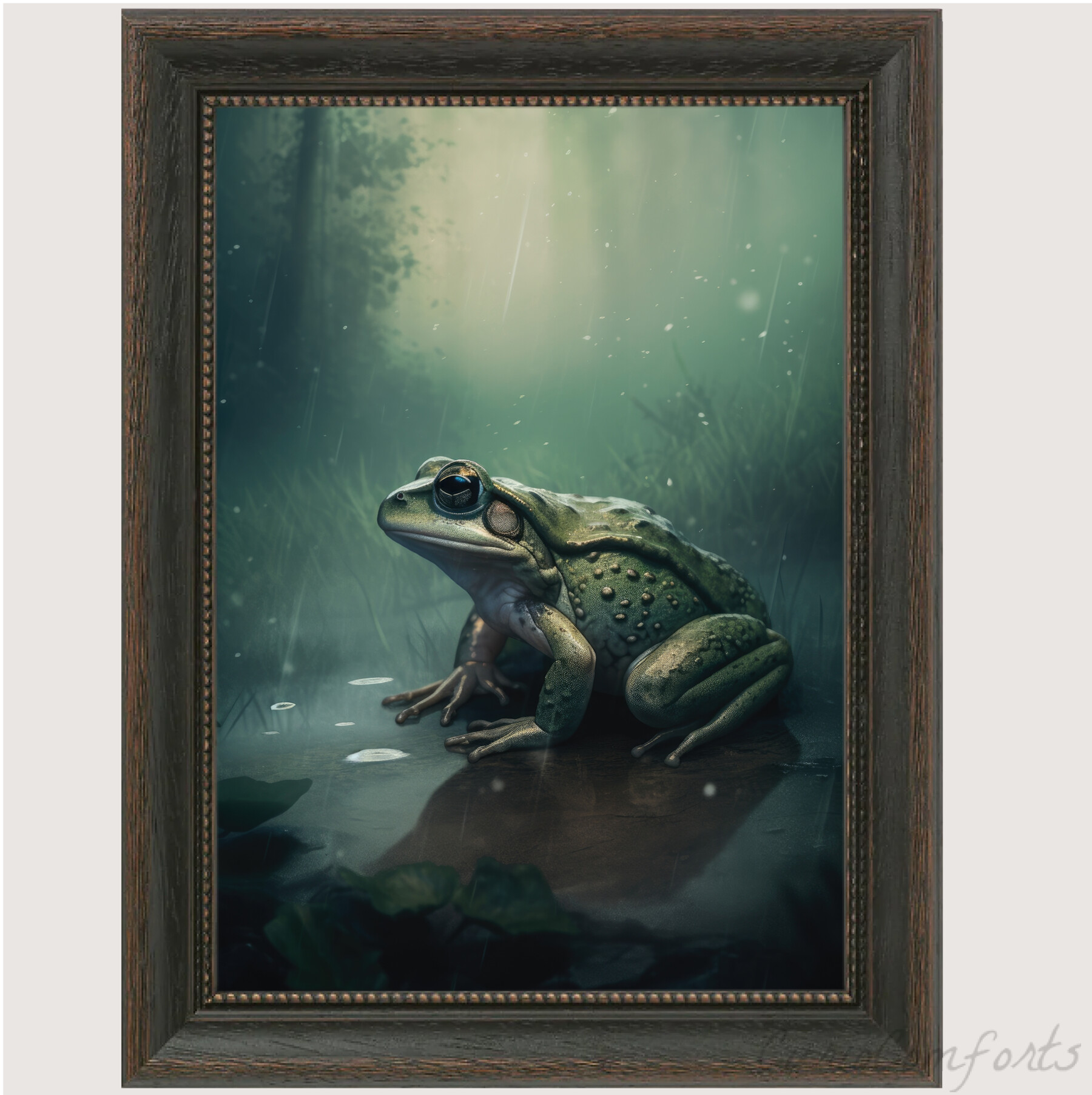 ArtStation - Academia Alcove: Rain Frog | Artworks