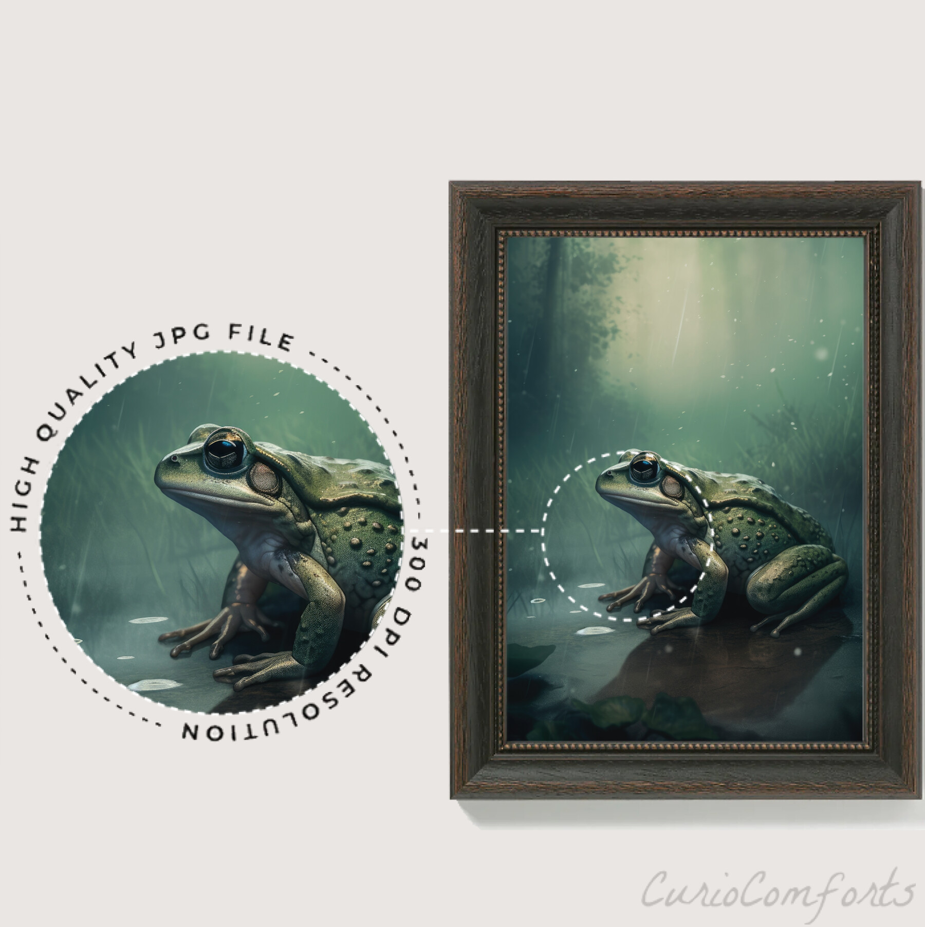 ArtStation - Academia Alcove: Rain Frog | Artworks