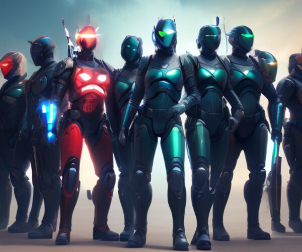 ArtStation - Sci-fi Robots Army | Artworks