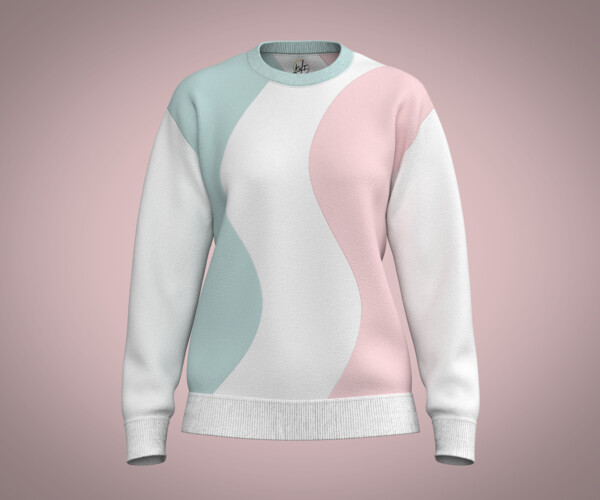 ArtStation - Ladies Multi color Sweatshirt | Resources