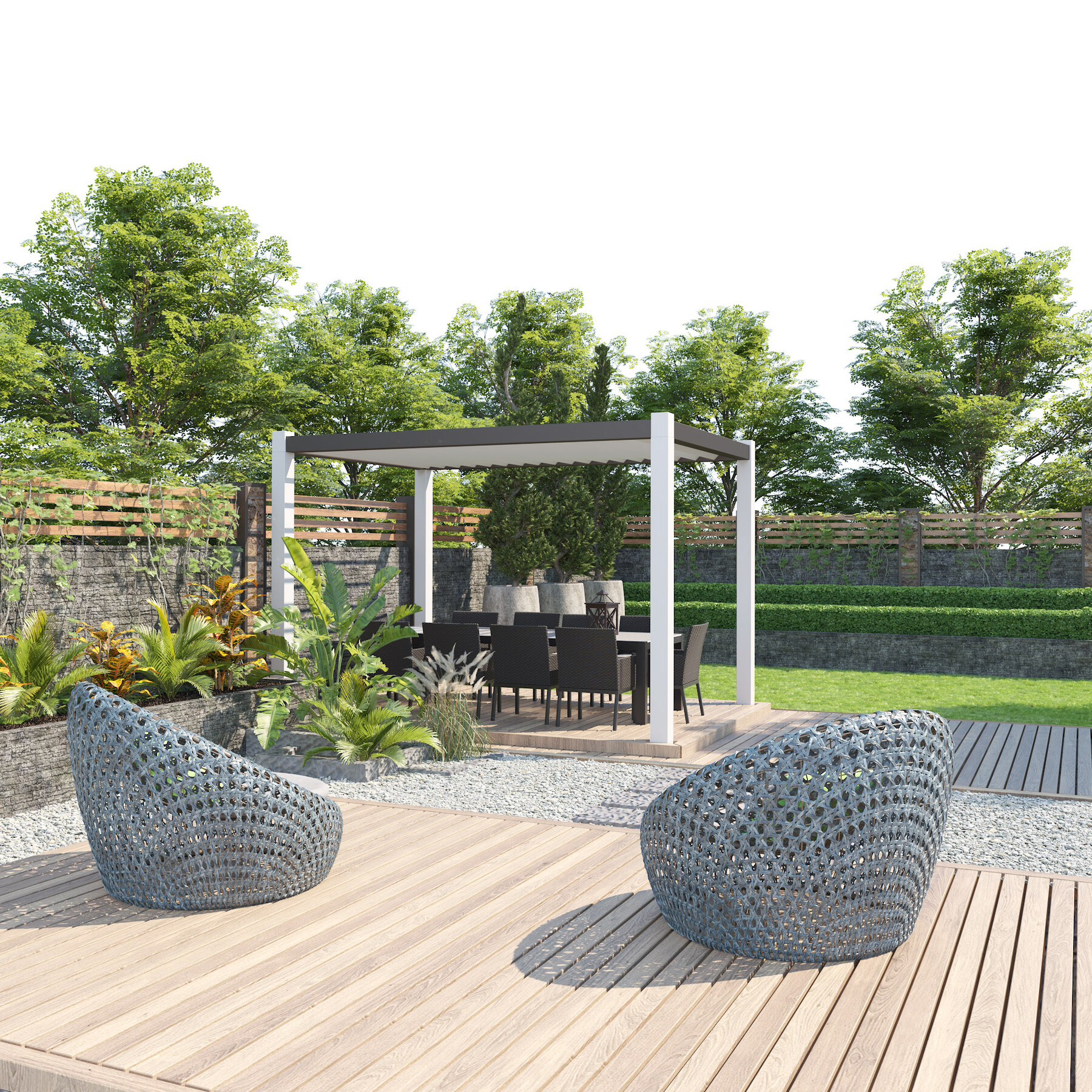 ArtStation - House garden landscape 3d model | Resources