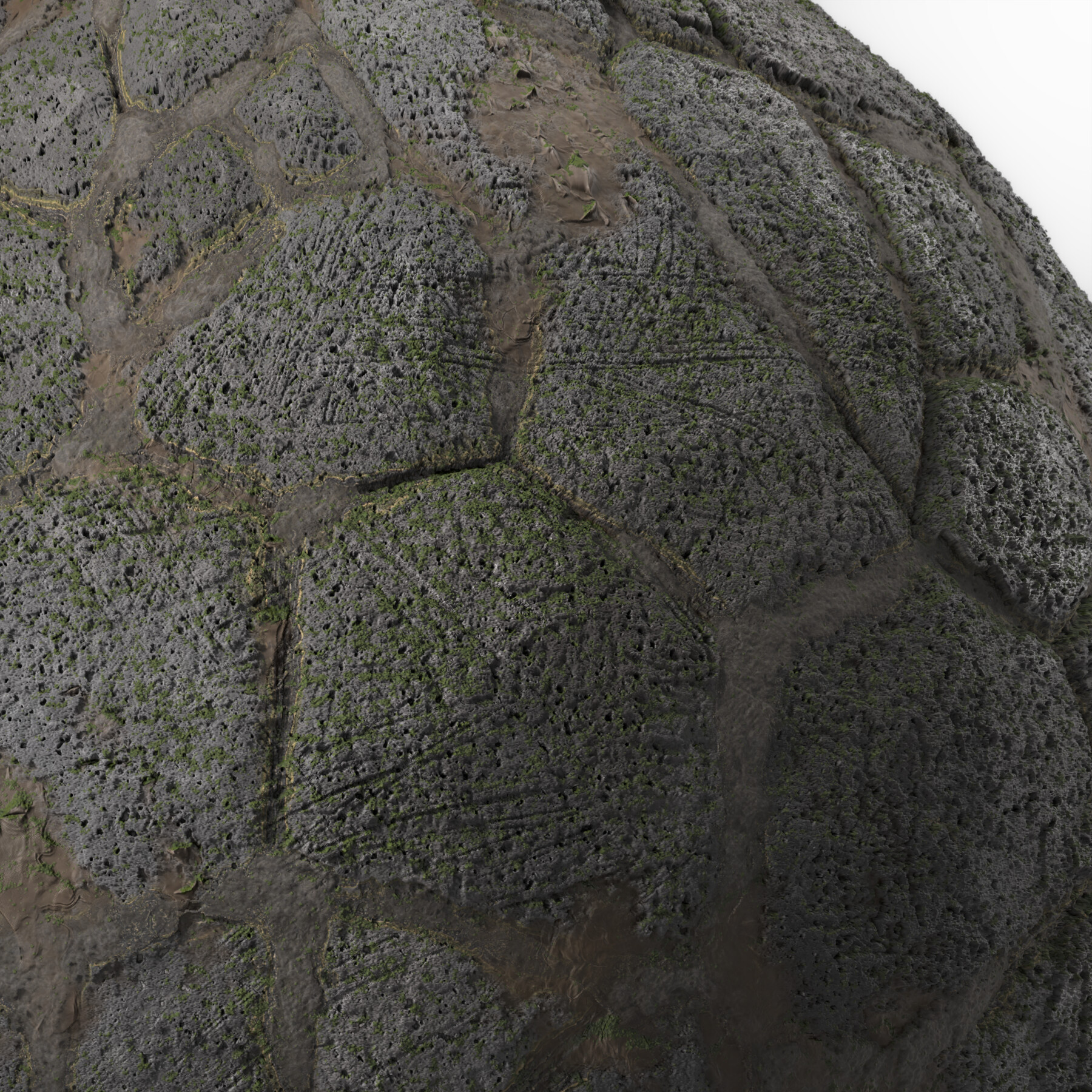 ArtStation - Pavement Materials 23- Pavement By Grass | Pbr 4k Seamless ...